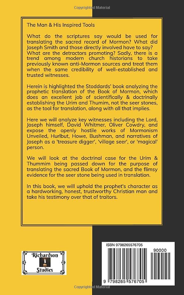 Book: Joseph Smith, Translator: Highlighting the Stoddard’s Translation ...